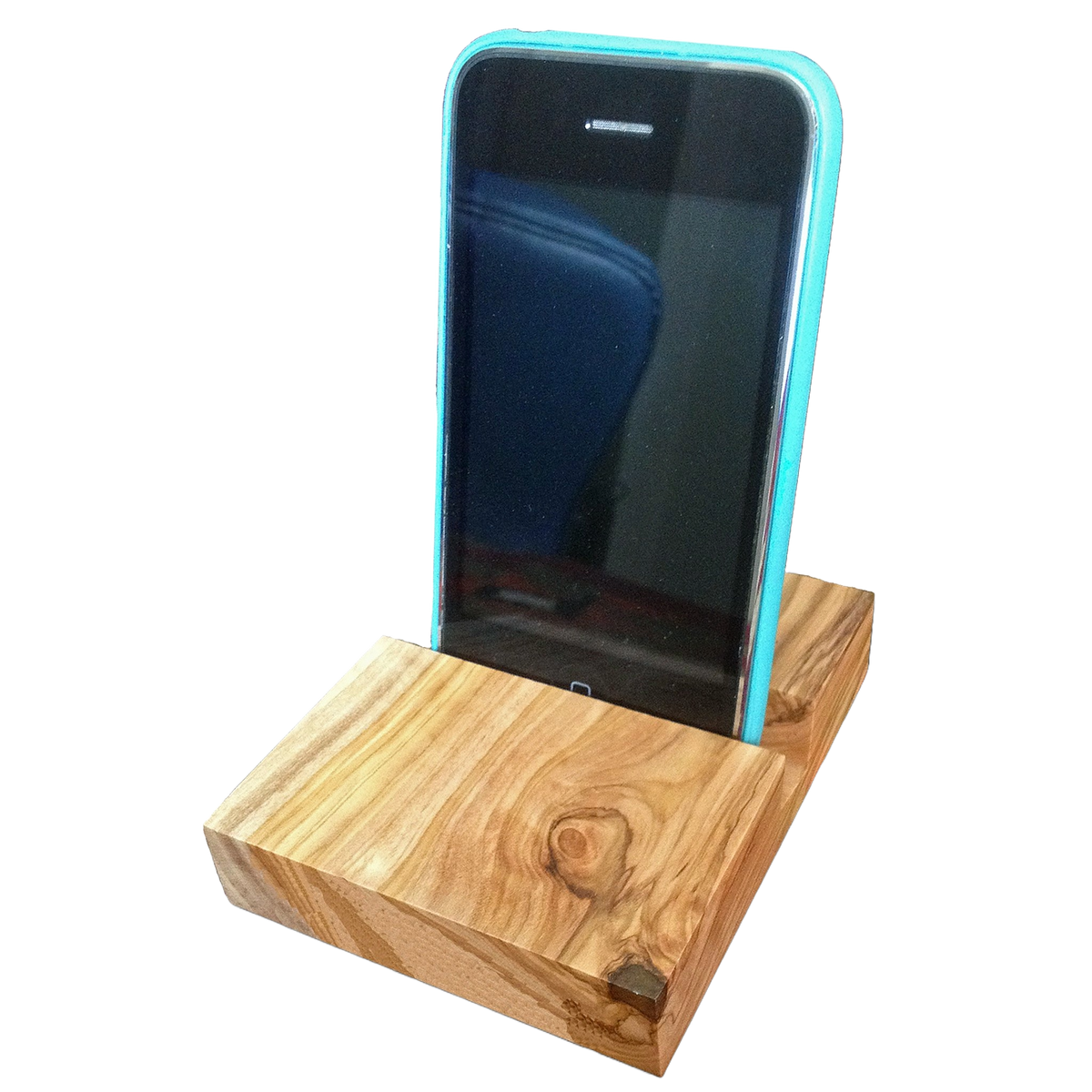Olive Wood Handheld Device Stand – Holy Land Designs